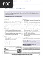Pupil Assessment | PDF | Vision | Sensory Organs