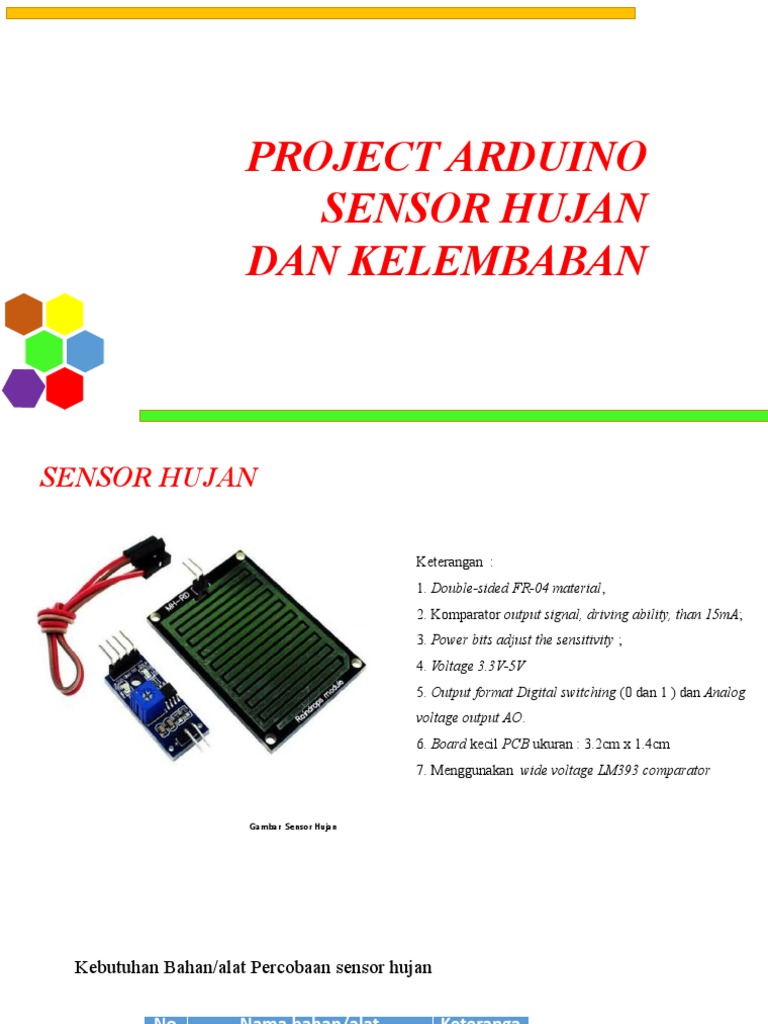 Arduino 11 Sensor Hujan-Kelembapan | PDF