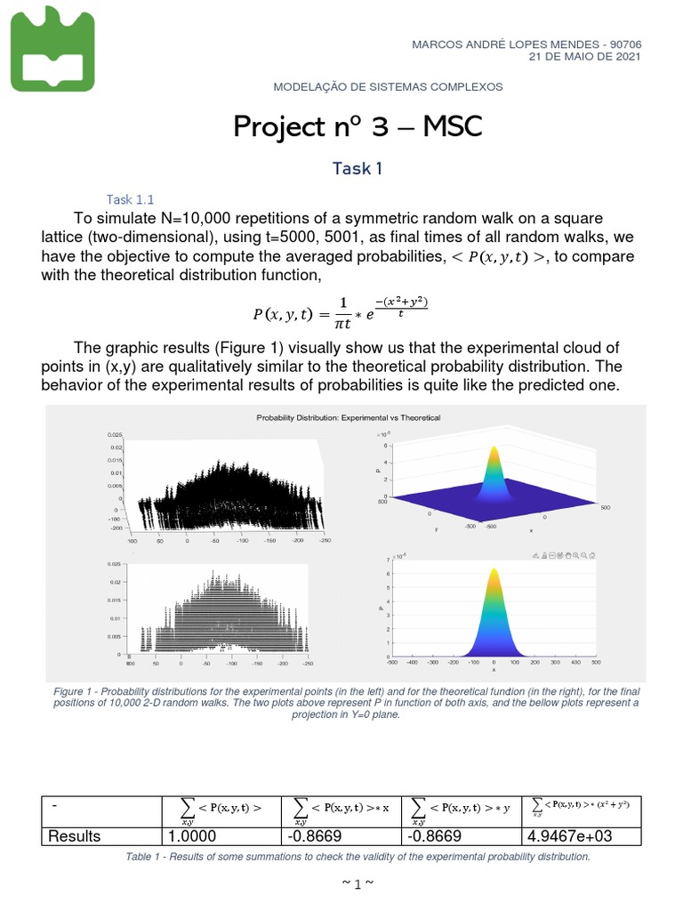 Simulating Random Walks and Lévy Flights to Analyze Probability ...