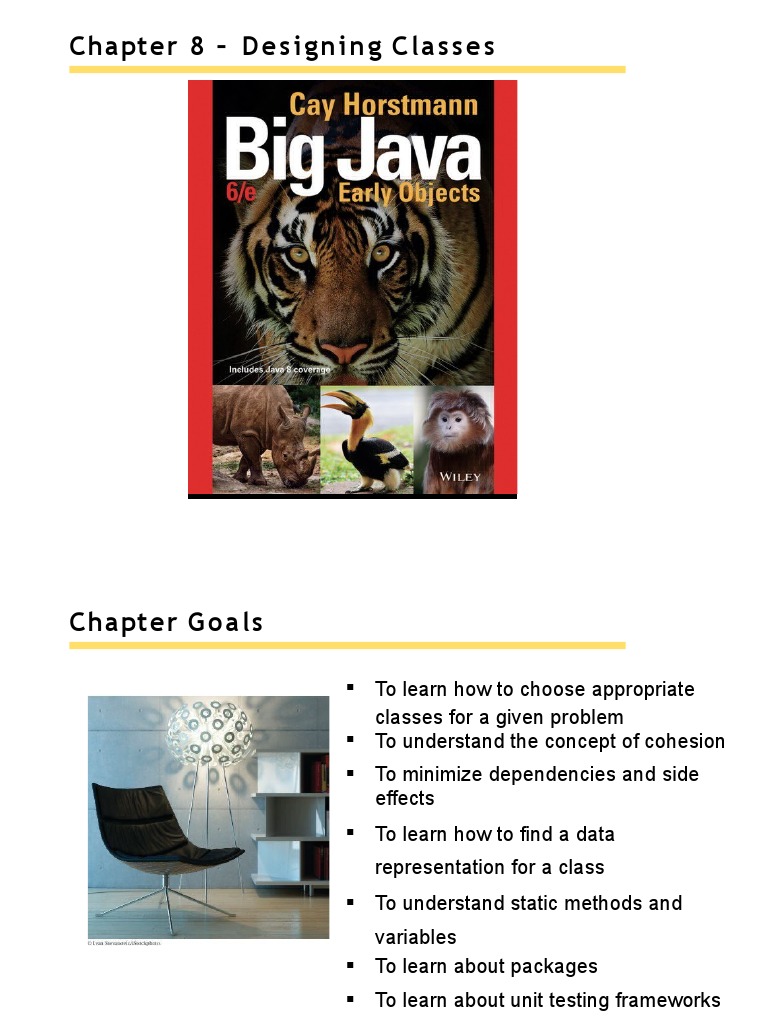 Chapter 8 - Designing Classes | PDF | Method (Computer Programming ...