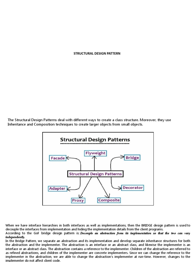 Bridge Design Pattern | PDF | Class (Computer Programming) | Abstraction (Computer Science)