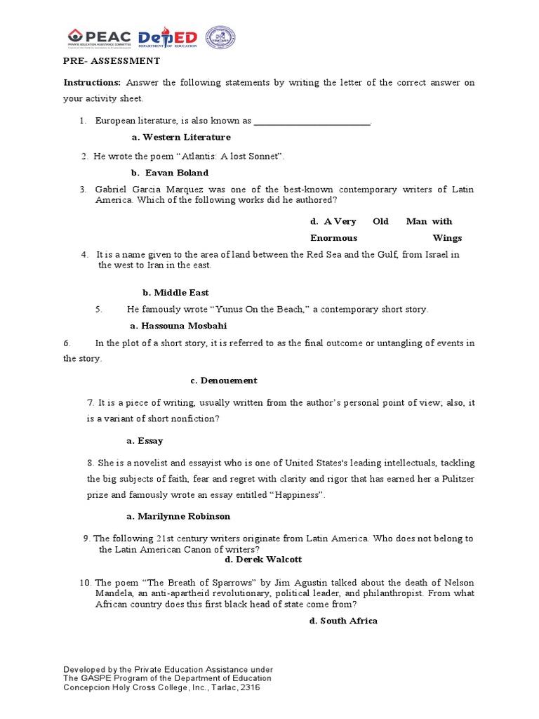 E Learning Module 21st Century Literature Grade 12 Stem Abm 2 | PDF | Young Adult | General Fiction