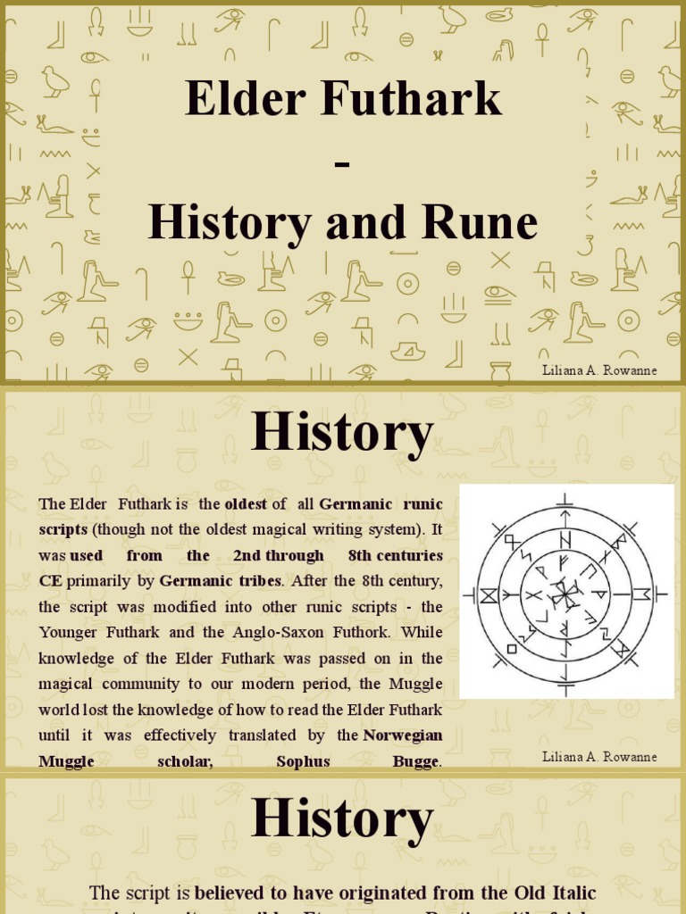 Elder Futhark - History & Runes | PDF