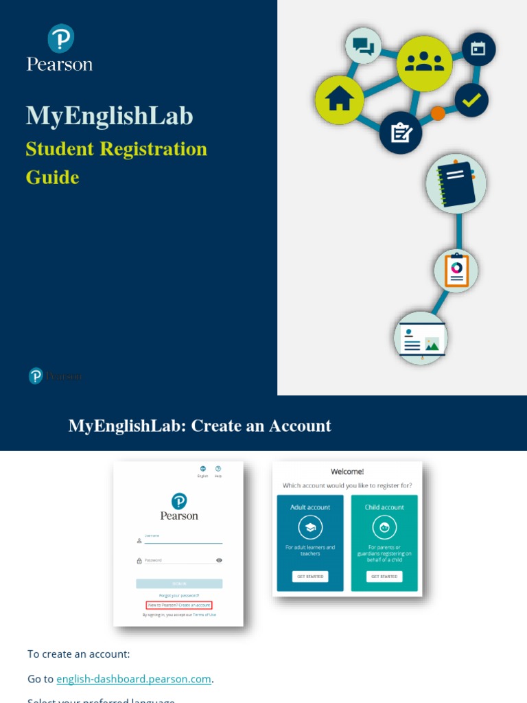 MyEnglishLab Student Registration Guide-1 | PDF | Software Development | System Software