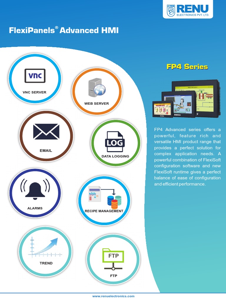 FlexiPanels-Advance HMI-FP4 Series | PDF | File Transfer Protocol | Programmable Logic Controller