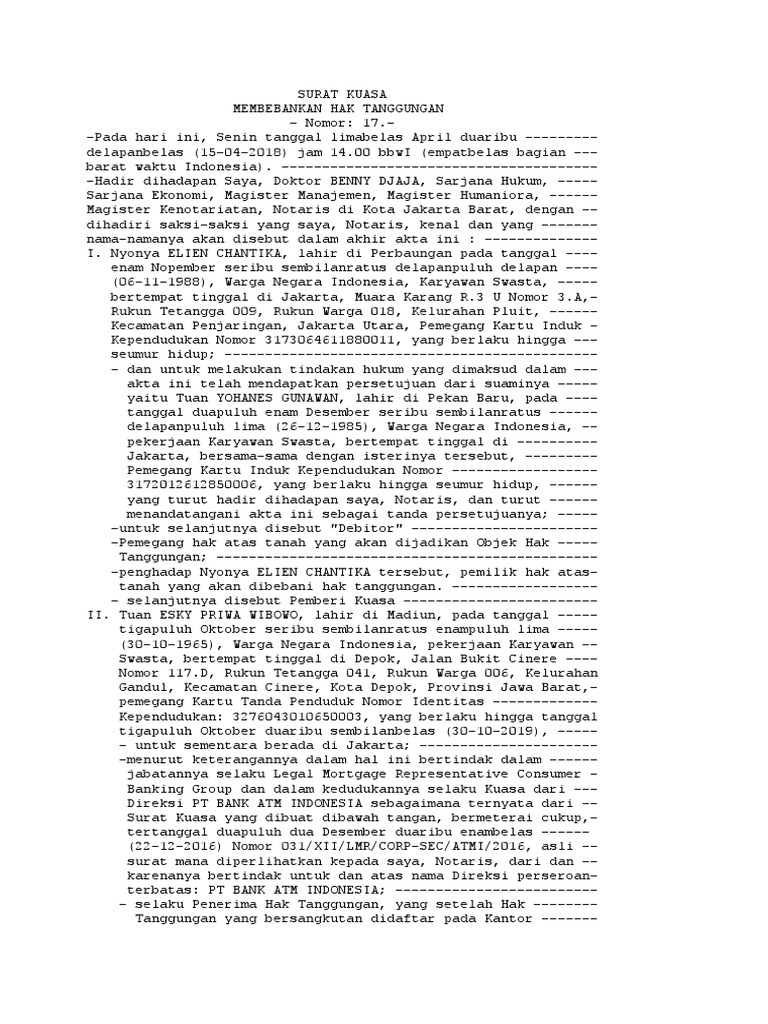 3.b.8. TPA TANAH-Dr. Benny-SKMHT Contoh | PDF