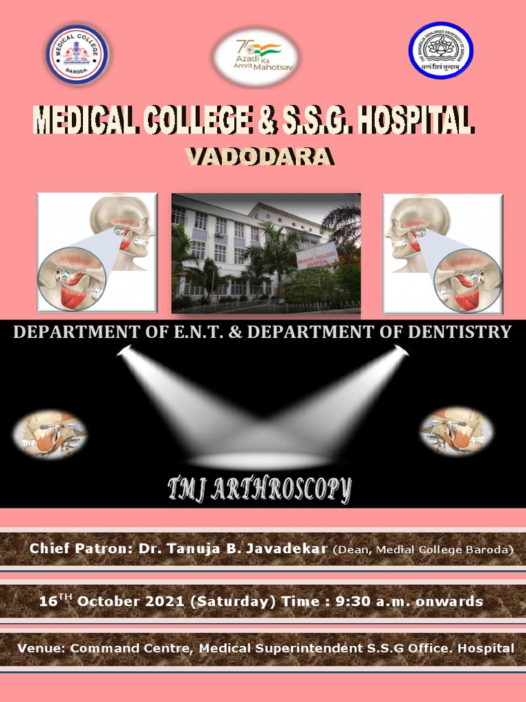 Brochure Arthroscopy SSG Hospital | PDF | Oral And Maxillofacial ...