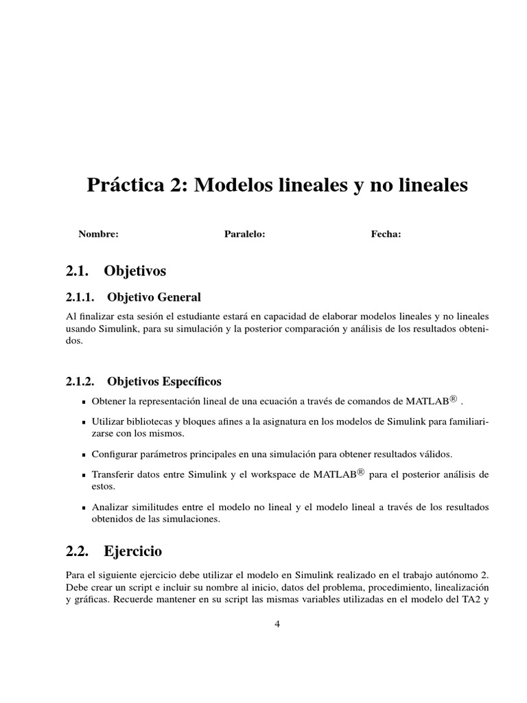 PR Actica 2: Modelos Lineales y No Lineales: 2.1. Objetivos | PDF ...