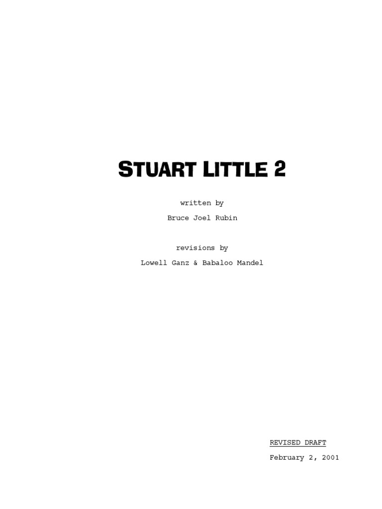 Stuart Little 2 | PDF | Nature | Leisure