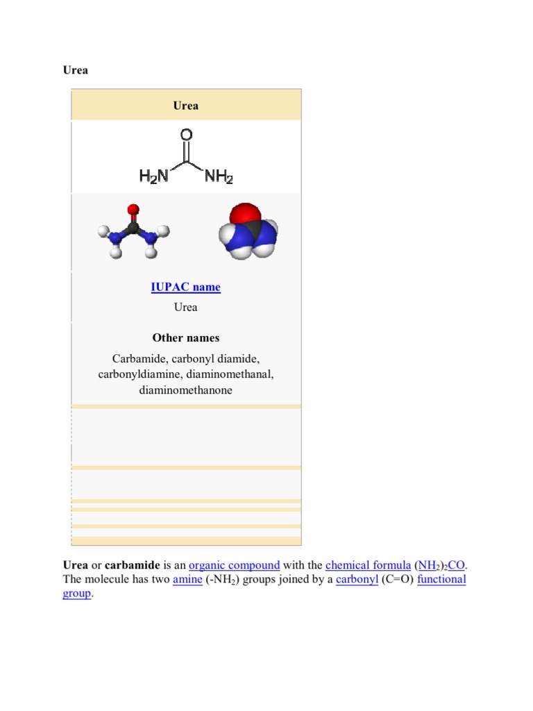 Organic Compound Chemical Formula NH CO Amine Carbonyl Functional Group ...