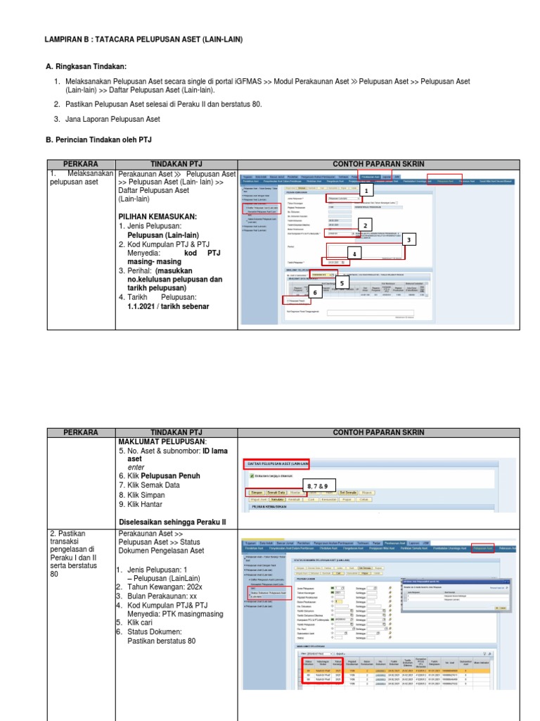 Tatacara Pelupusan Aset | PDF