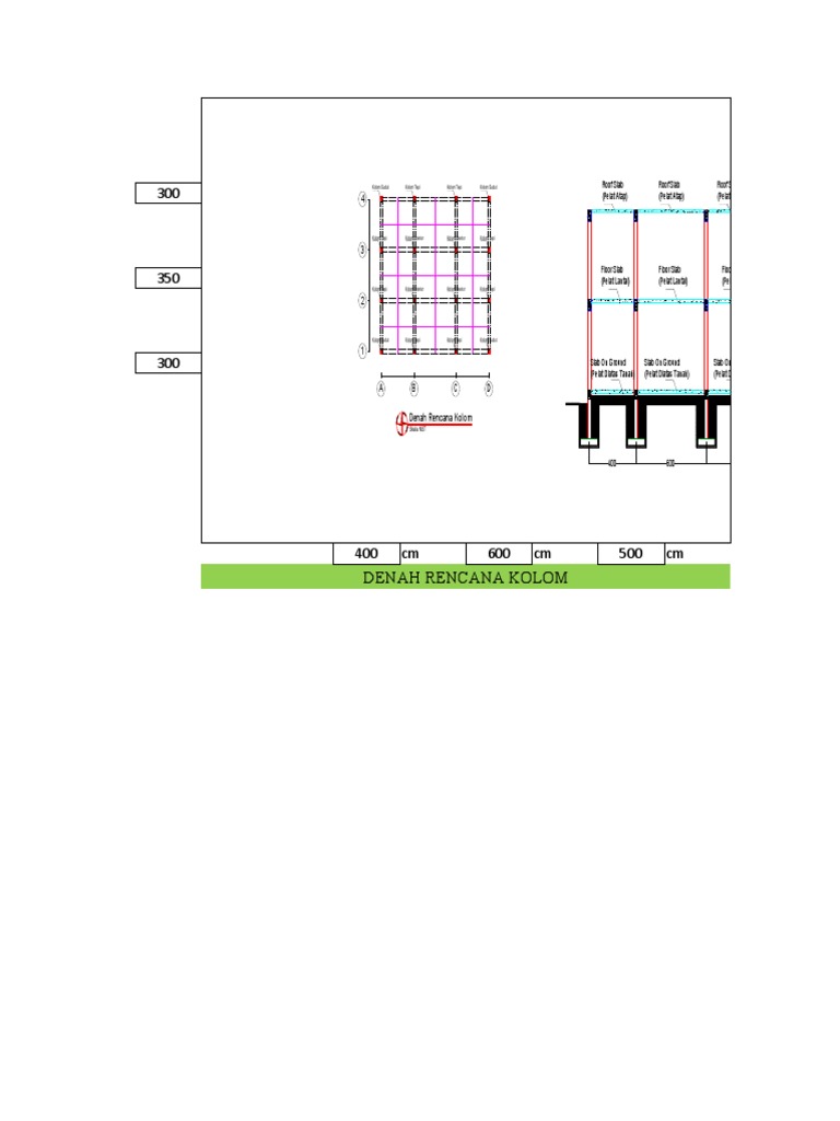 Preliminary Design Kolom Interior | PDF