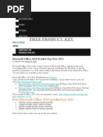 Office 2021 Key | PDF