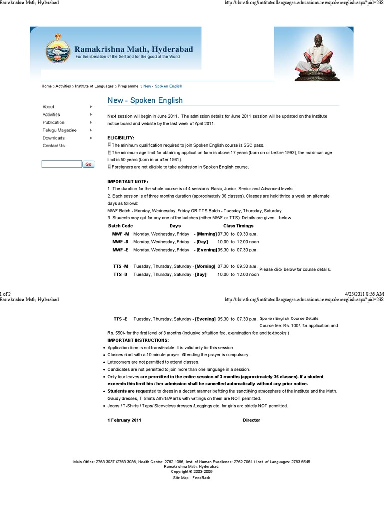 Ram A Krishna Math, Hyderabad | PDF | Behavior Modification | Learning