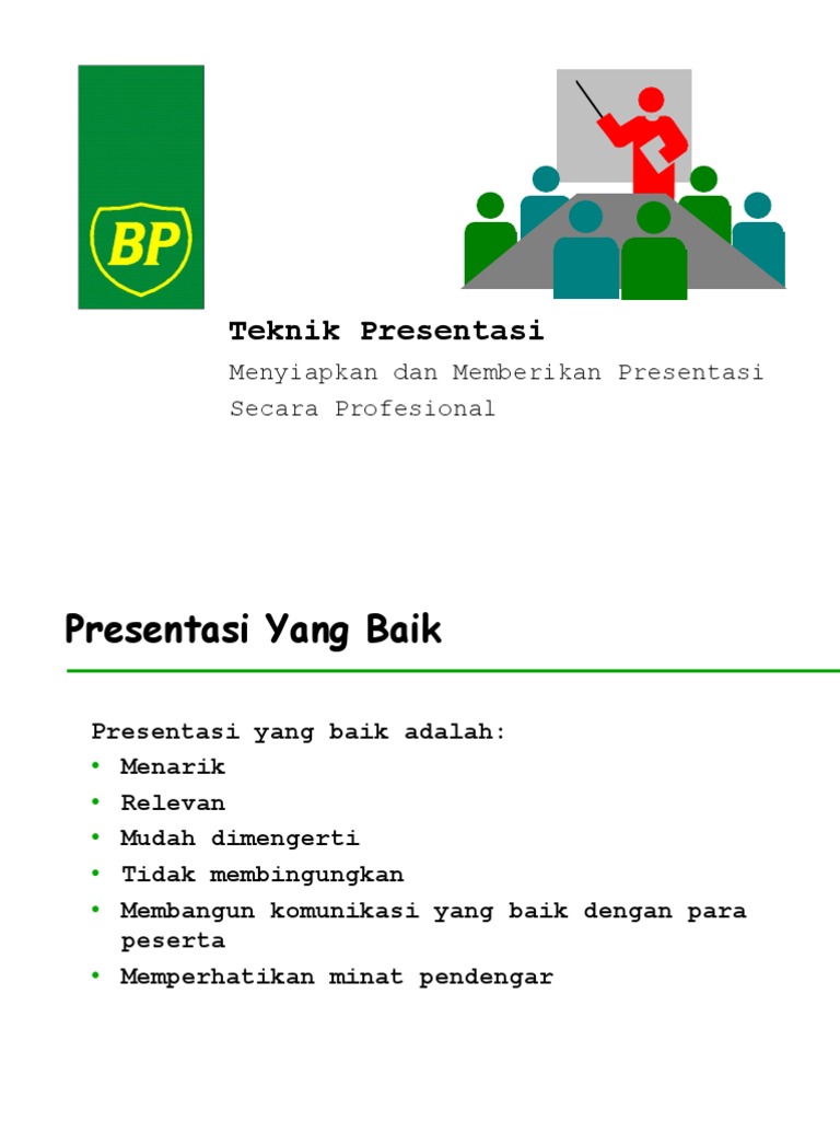 Teknik Presentasi Efektif | PDF | Karier & Perkembangan