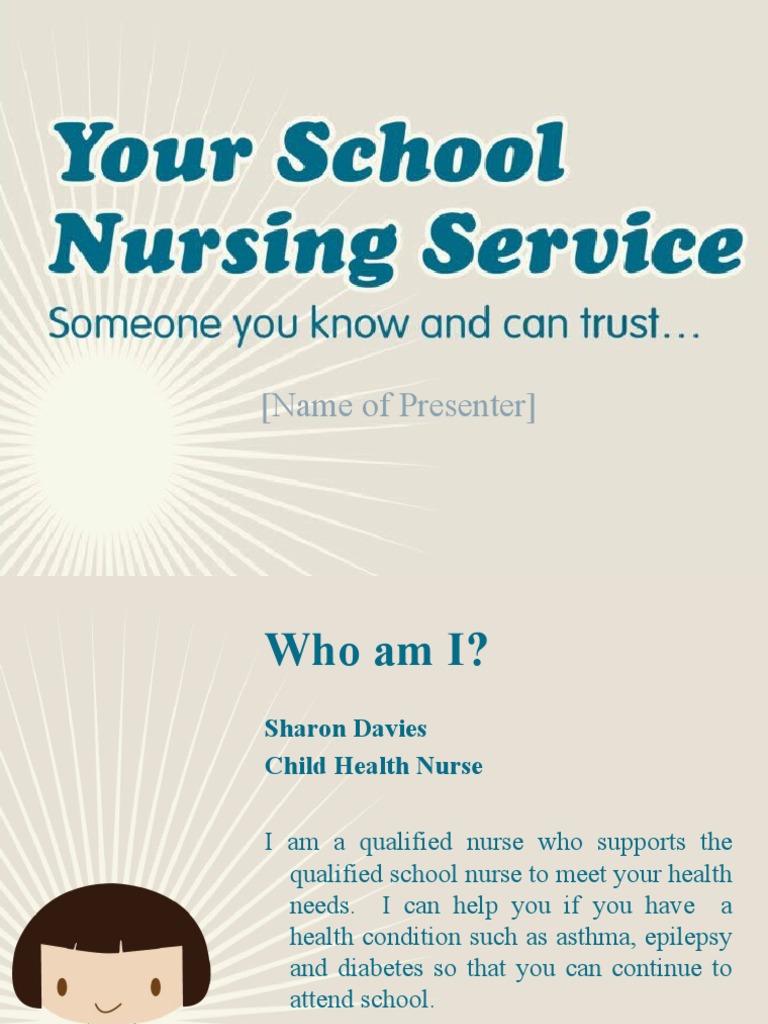 School Nurse Presentation For Young People Final | PDF | Nursing ...