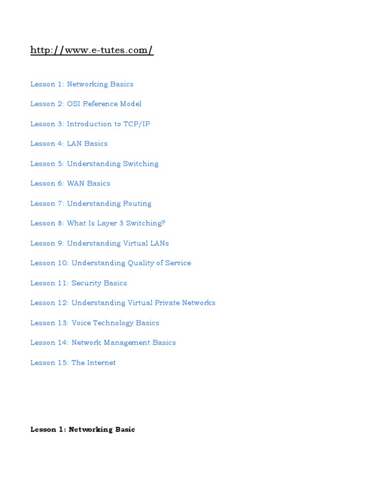 Network Notes | PDF | Network Topology | Osi Model