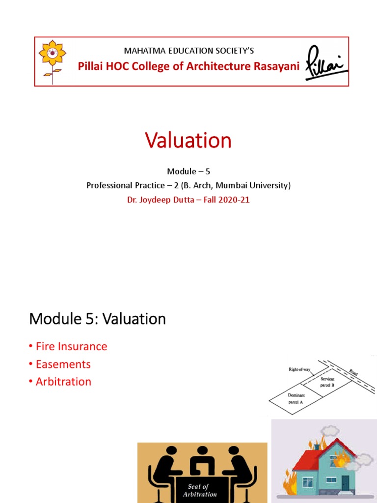 Valuation Module 5 | PDF | Mediation | Easement