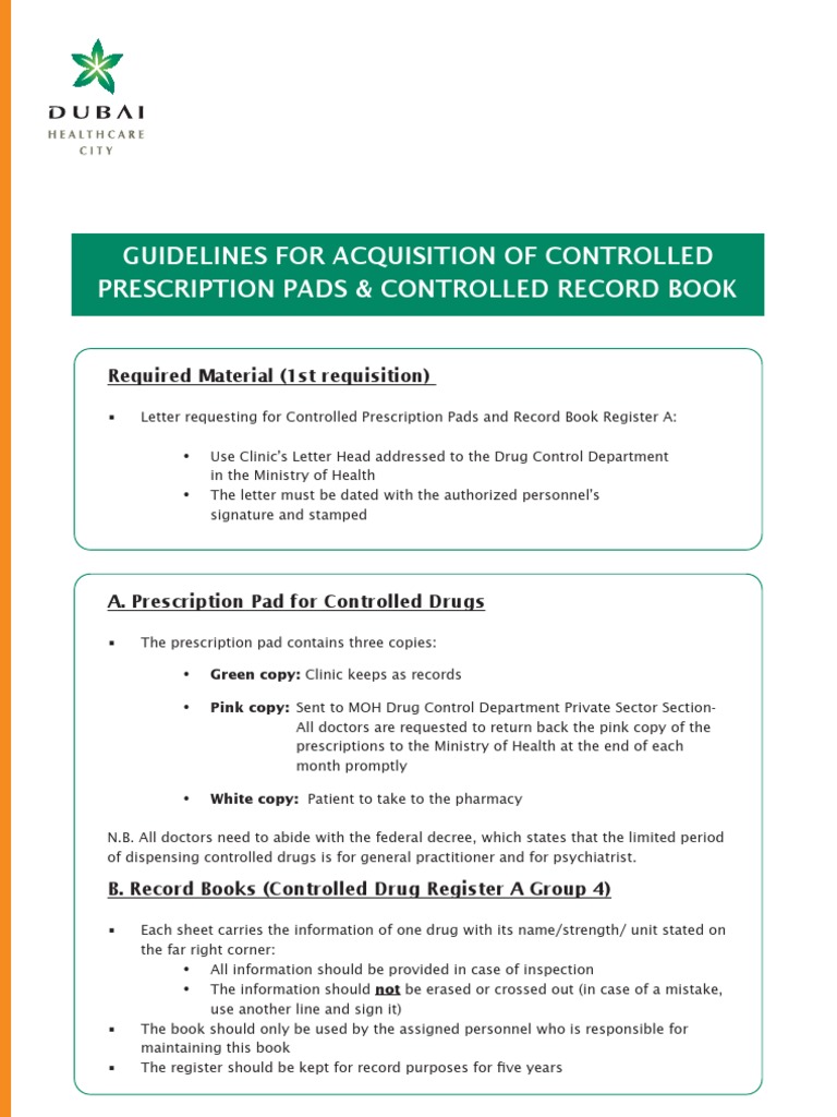 14 ControlledDrugs | PDF | Medical Prescription | Prescription Drugs
