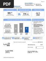 PSEG Sample Electric Bill | PDF | Cheque | Watt
