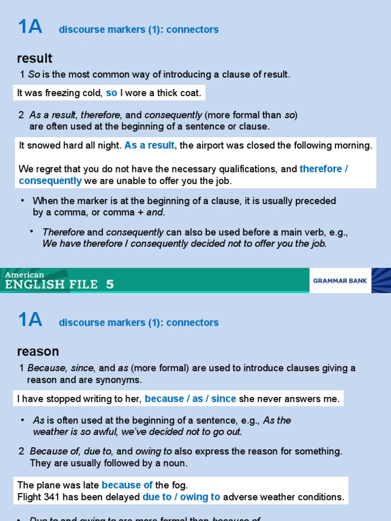 Essential Connectors in English Writing | PDF | Sentence (Linguistics ...