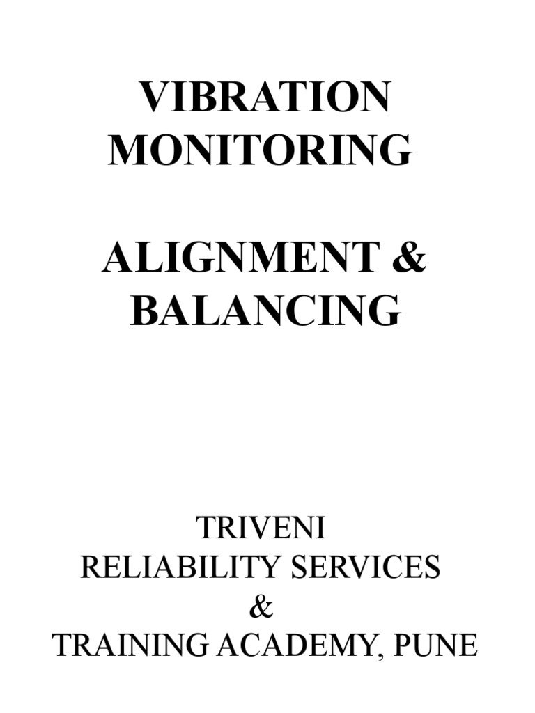 Vibration Monitoring and Analysis | PDF | Bearing (Mechanical ...