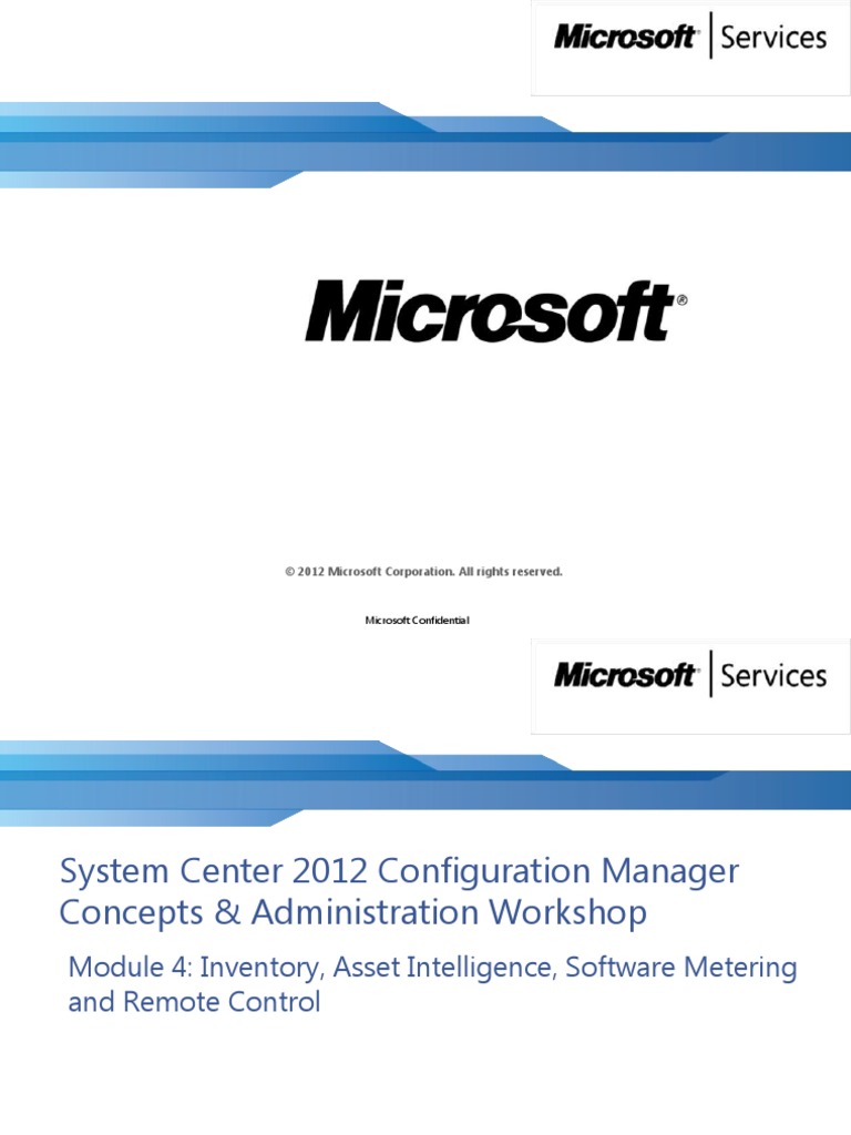 Concepts - Admin - Module - 04 Inventory AI Metering Remote Tools - v1 ...