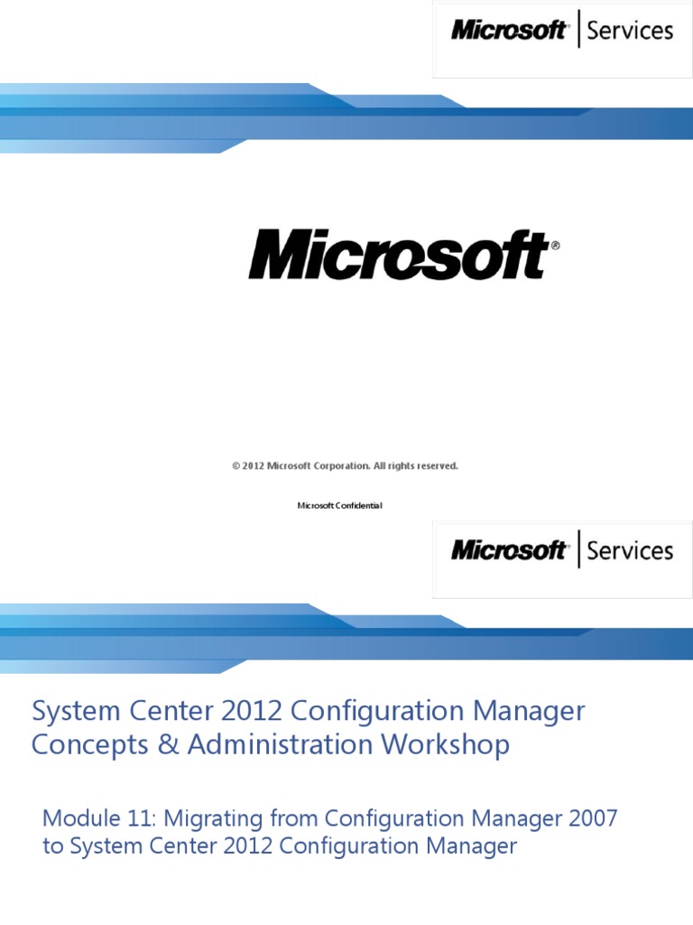 Concepts - Admin - Module - 11 Migrating From Configuration Manager ...