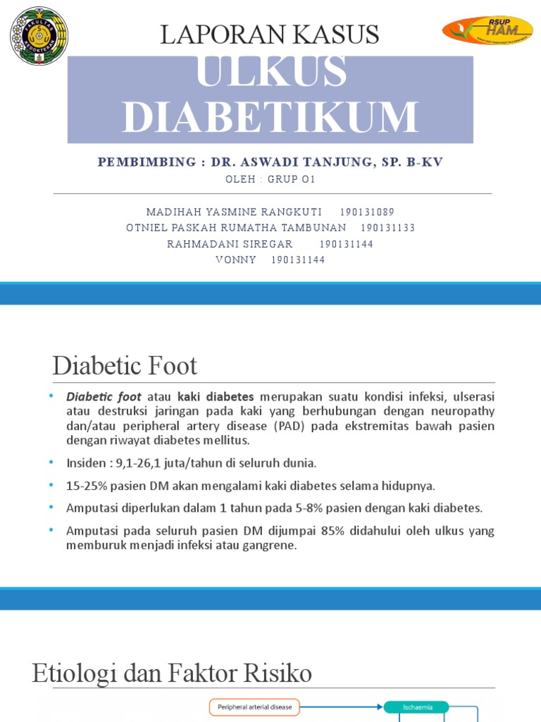 Laporan Kasus Ulkus Diabetikum - O1 | PDF