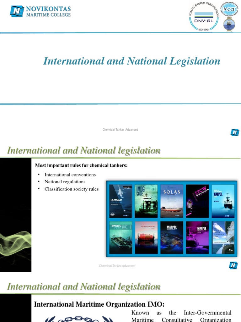 International and National Legislation | Descargar gratis PDF | Shipping