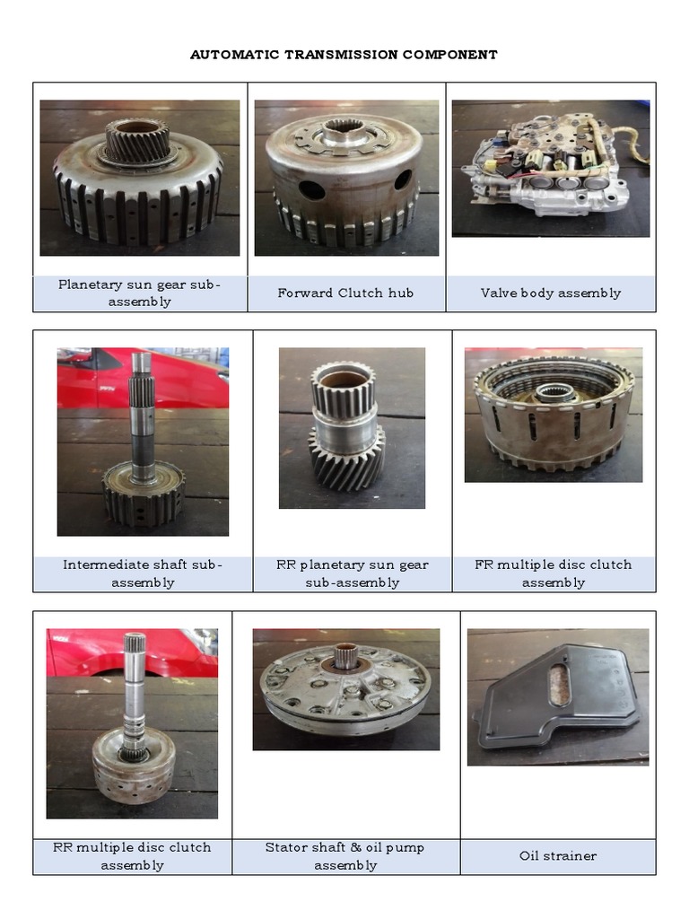 Automatic Transmission Component | PDF