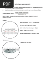 Calibrating An Eyepiece Graticule | PDF | Optical Devices | Glass ...