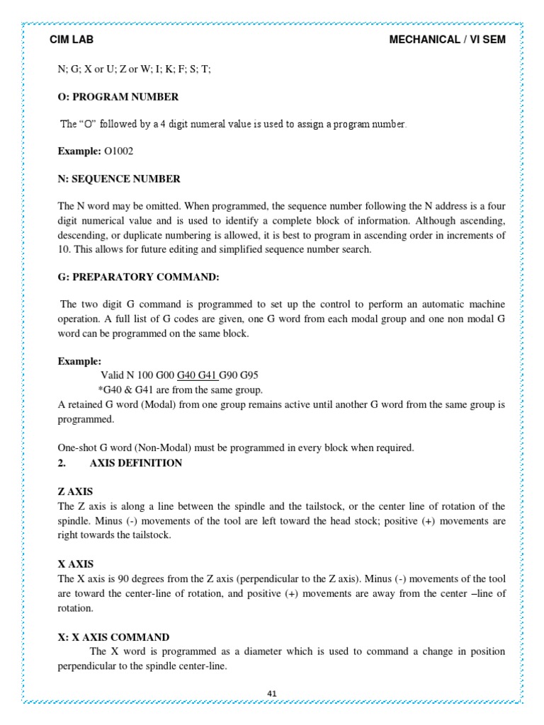 Cim Lab Viva Tips | PDF | Cartesian Coordinate System | Mechanical ...
