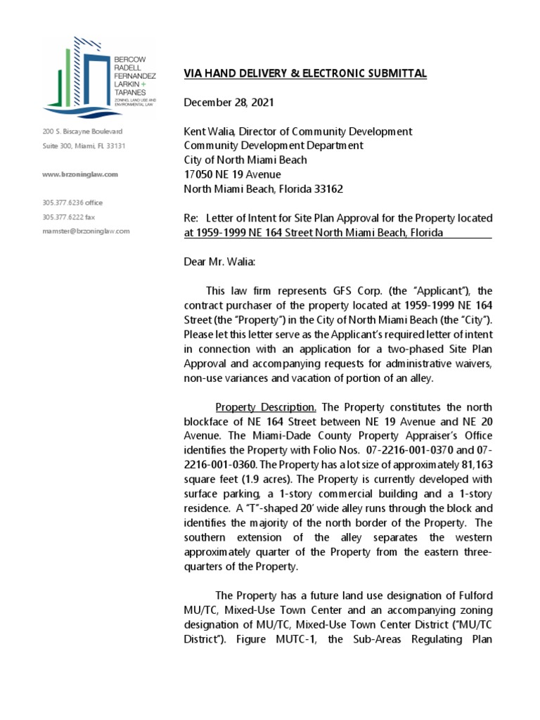 Via Hand Delivery & Electronic Submittal: 200 S. Biscayne Boulevard ...