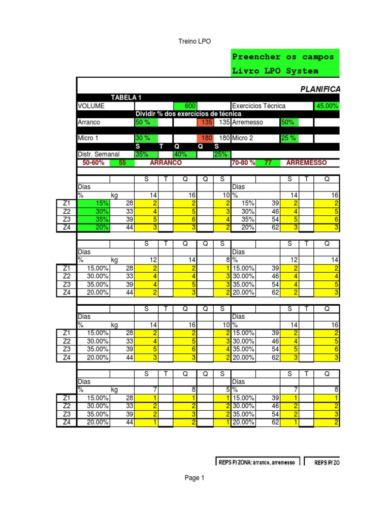 Planilha Lpo PDF Freeeeee | PDF