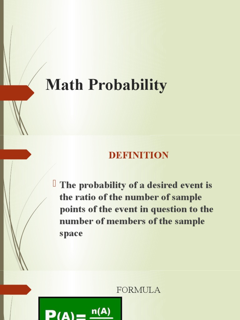 Math Probability | PDF