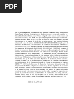 Minuta Acta Notarial de Matrimonio y Protocolizacion | PDF | Matrimonio | Guatemala