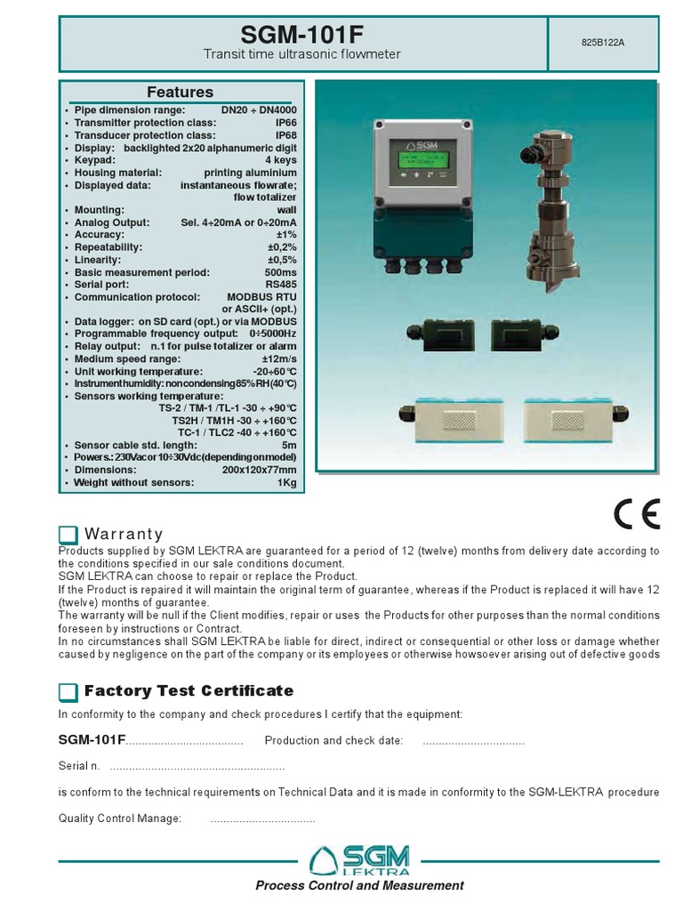 SGM-101F: Features | PDF | Electrical Engineering | Electricity