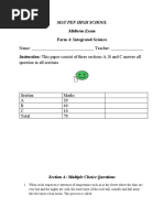 CXC Biology Topics | PDF