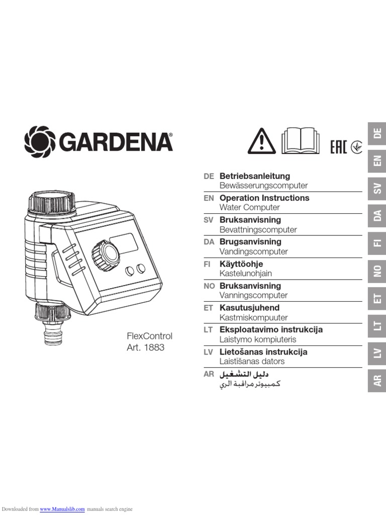 GARDENA Flexcontrol | PDF | Water | Rain
