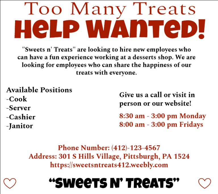 Help Wanted Ad | PDF