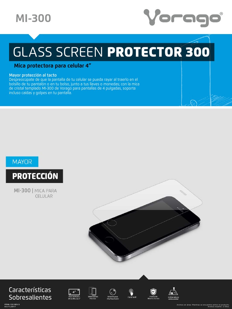 Mica de cristal templado MI-300 | PDF | Materiales