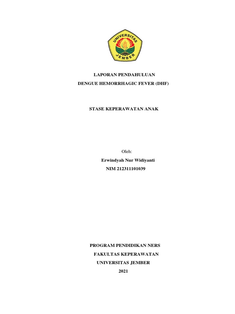 LP DHF ANAK - Erwindyah Nur W - 212311101039 | PDF
