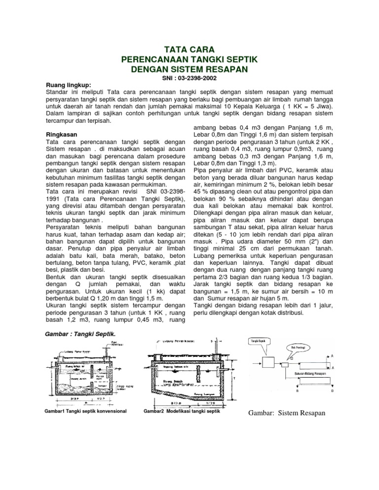 Sni 03-2398-2002 | PDF