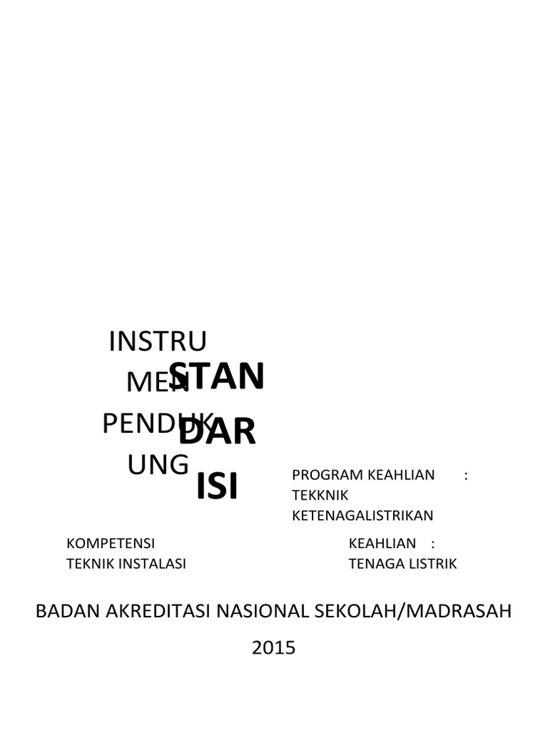 Sampul Instrumrn Pendukung Titl | PDF
