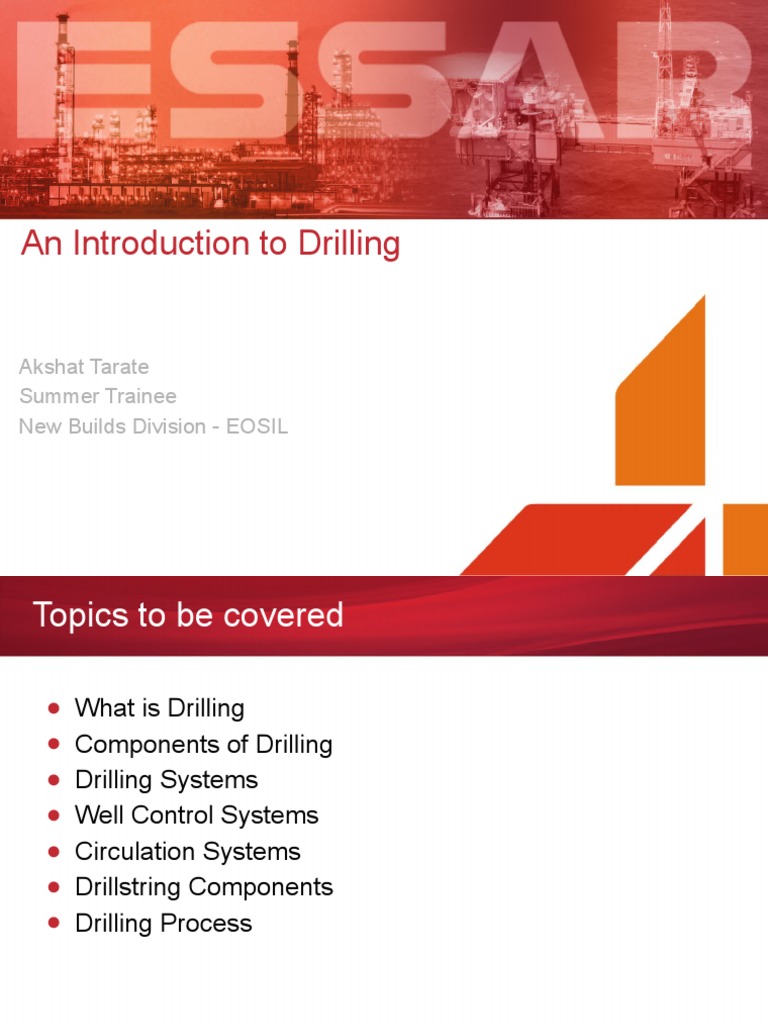 An Introduction To Drilling | PDF | Casing (Borehole) | Drilling Rig