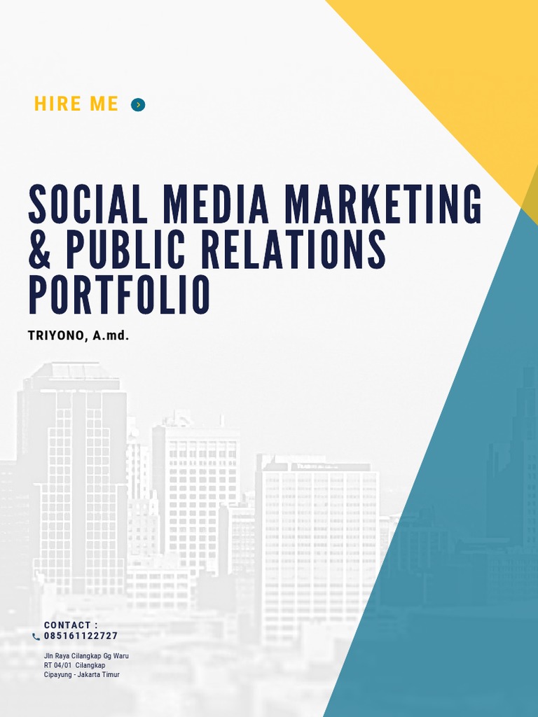 Social Media Marketing & Public Relations Portfolio: Hire Me | PDF ...