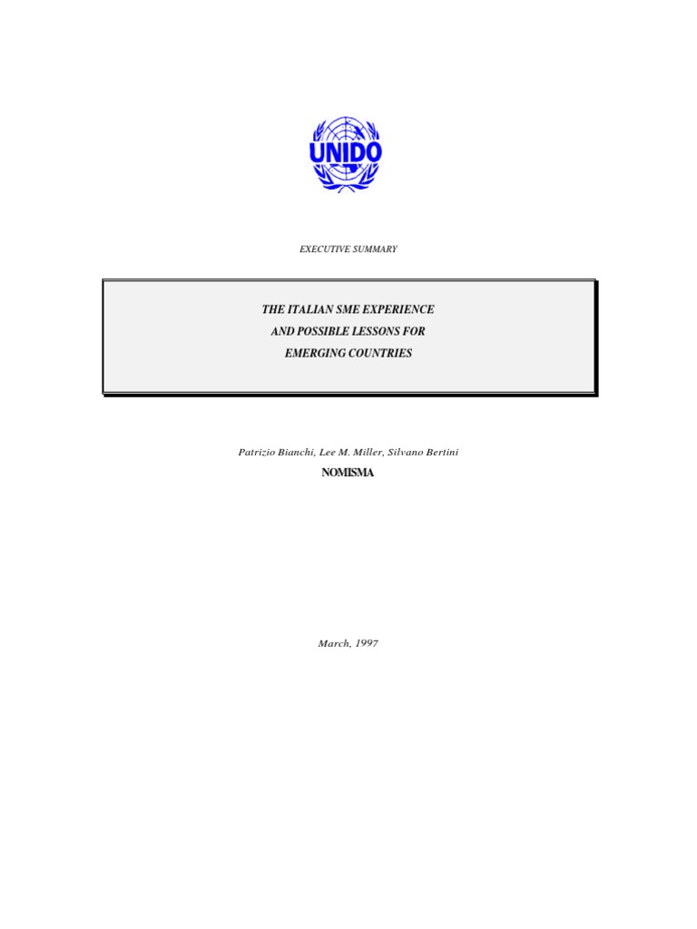 Italian Model of SMEs | PDF | Small And Medium Sized Enterprises ...