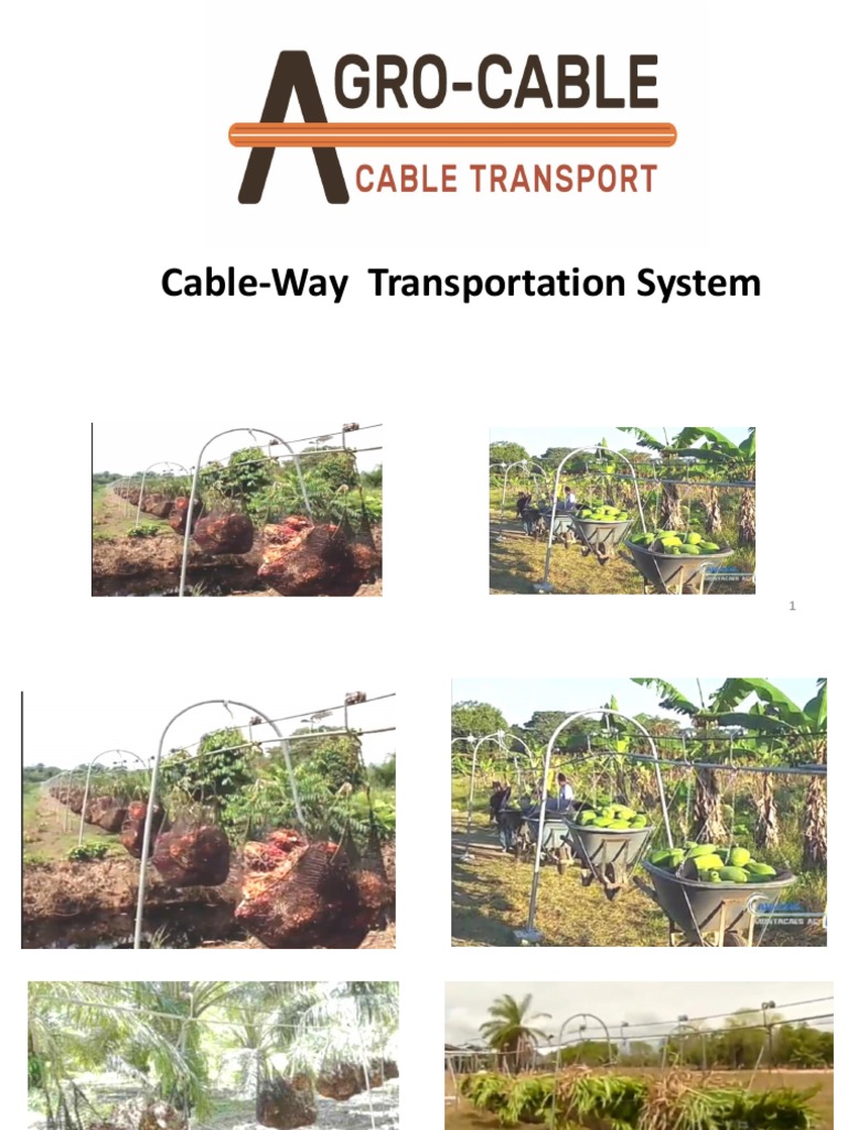 Sistem Transportasi Cable-Way Sawit | PDF