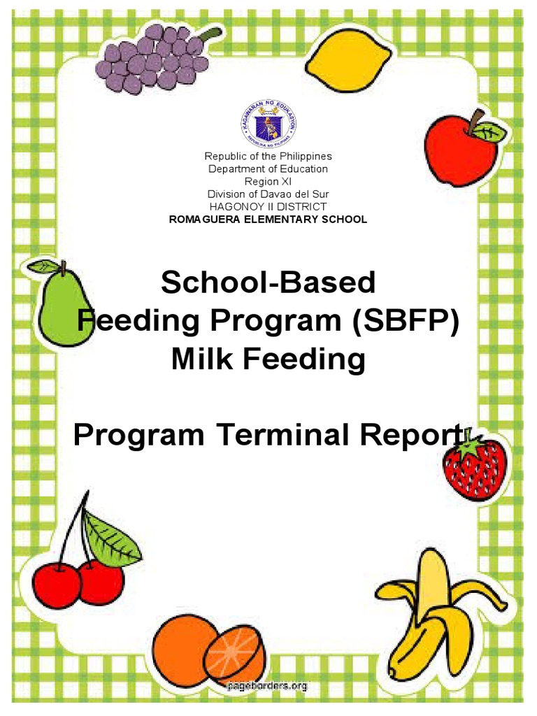 Terminal Report Feeding Cover Page | PDF
